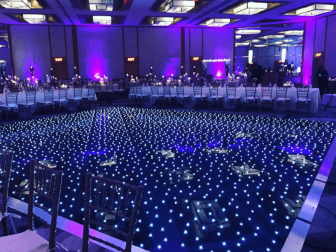 LED Starlit Dance Floor - Super Easy Wireless Installation