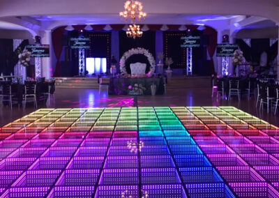 3D LED Dance Floor - Easy to Install with Magnet Connection