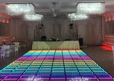 3D LED Dance Floor - Easy to Install with Magnet Connection