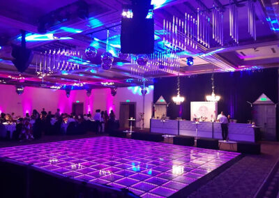 3D LED Dance Floor - Easy to Install with Magnet Connection