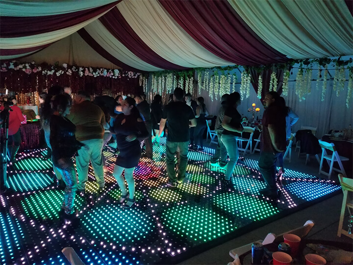 Pixel Floor | Present Amazing Pattern Starlit Text Effects