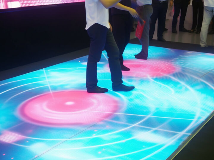 Interactive Dance Floor | Attention-grabbing Effects