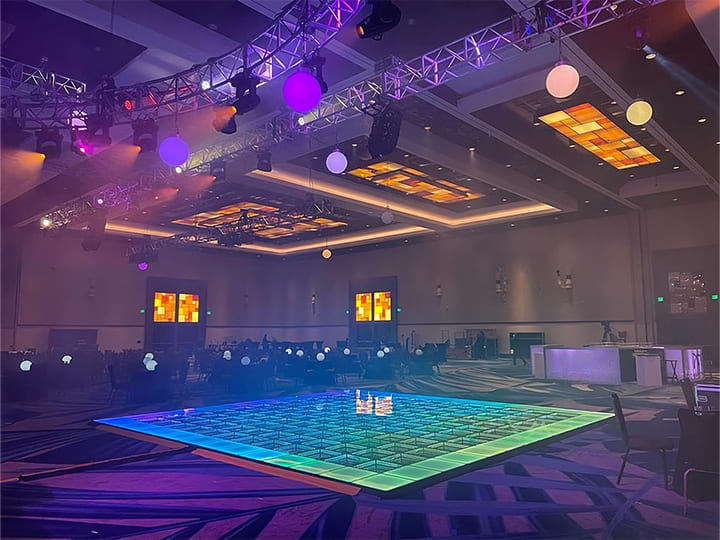 24’x24’ Dance Floor | Wonderful Visual Impact for Event