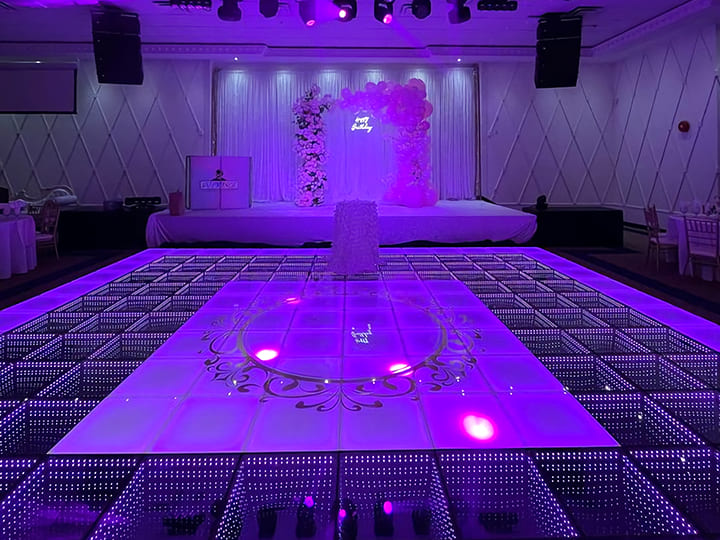 24’x24’ Dance Floor | Wonderful Visual Impact for Event